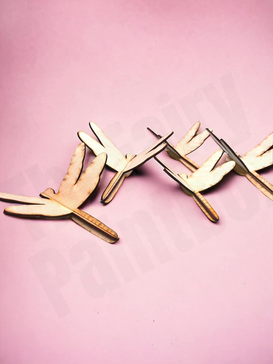 Wooden Dragonfly Craft Shape Dragonfly Craft Kit Dragonfly Party Favor ...
