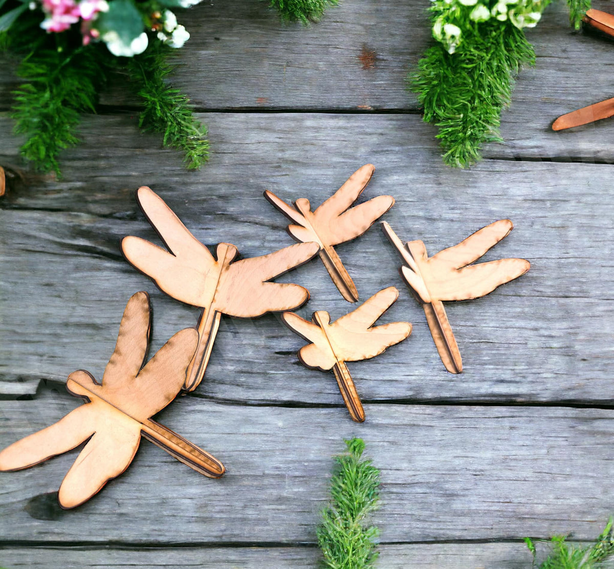 Wooden Dragonfly Craft Shape Dragonfly Craft Kit Dragonfly Party Favor ...