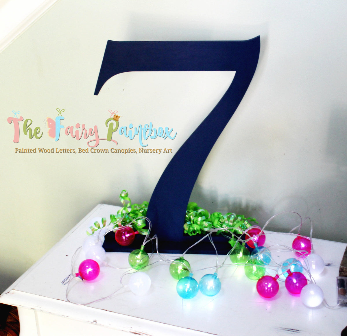 Standing Table Number - Birthday Centerpiece Number - Anniversary Sign ...